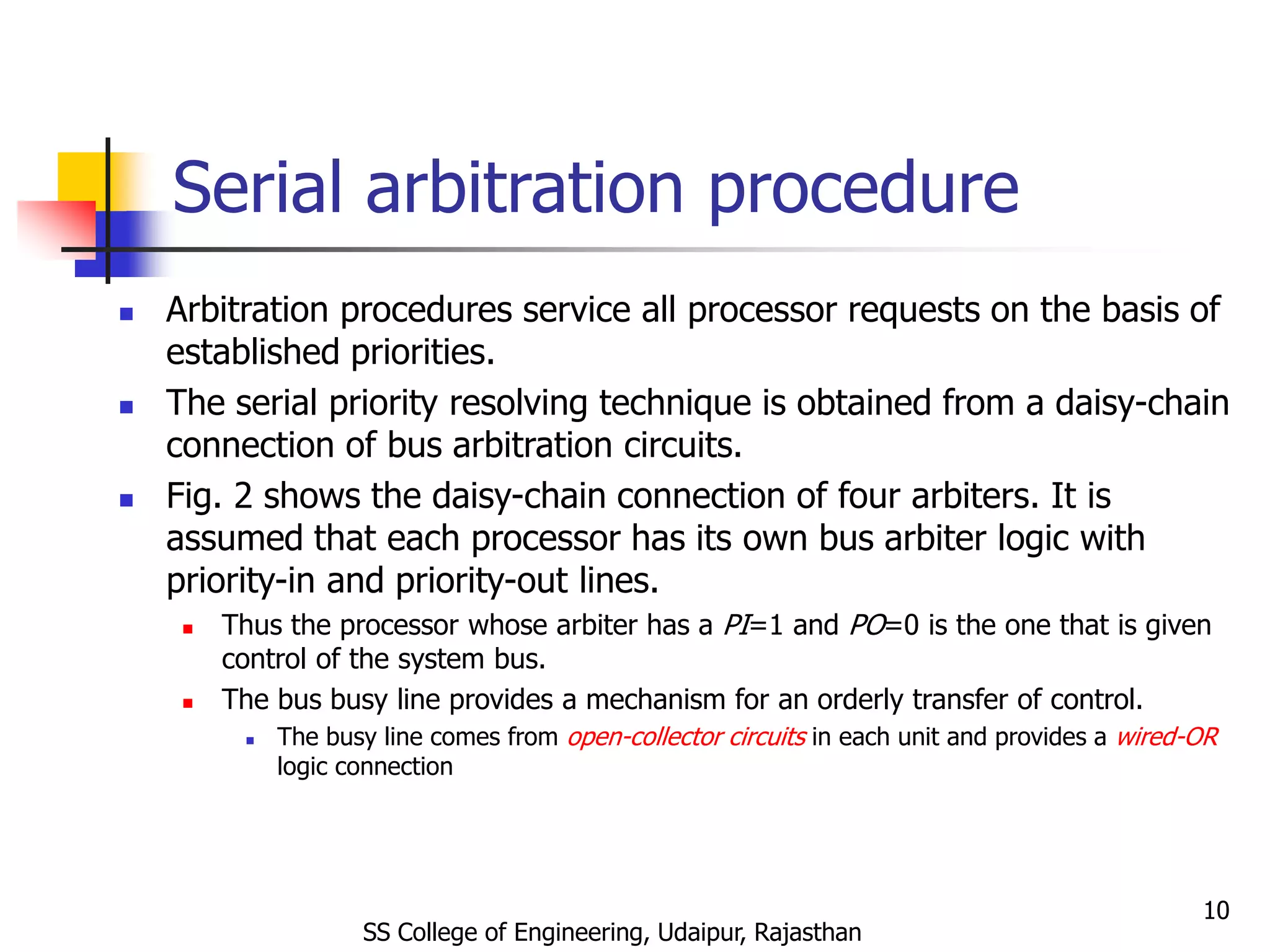 Unit 6 interprocessor arbitration | PPT