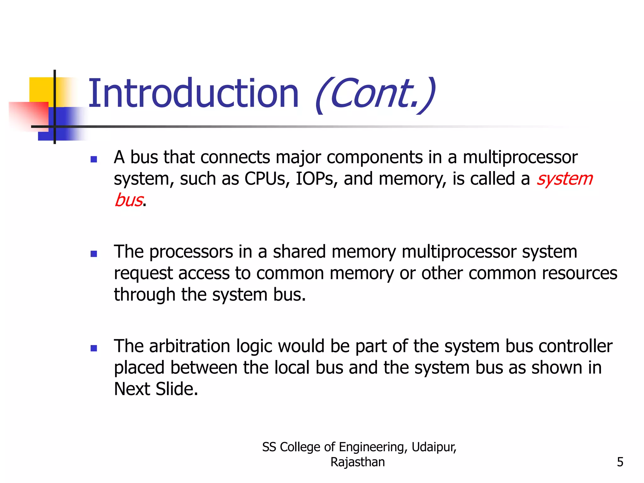Unit 6 interprocessor arbitration | PPT