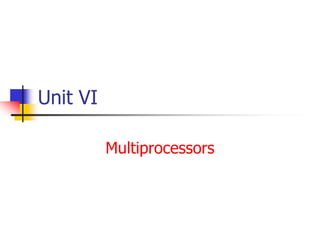 Unit 6 interprocessor arbitration | PPT