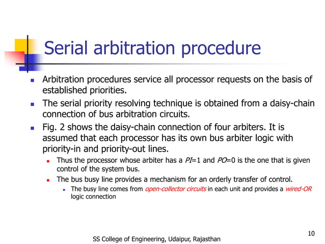 Unit 6 Interprocessor Arbitration Ppt Operating Systems Computer