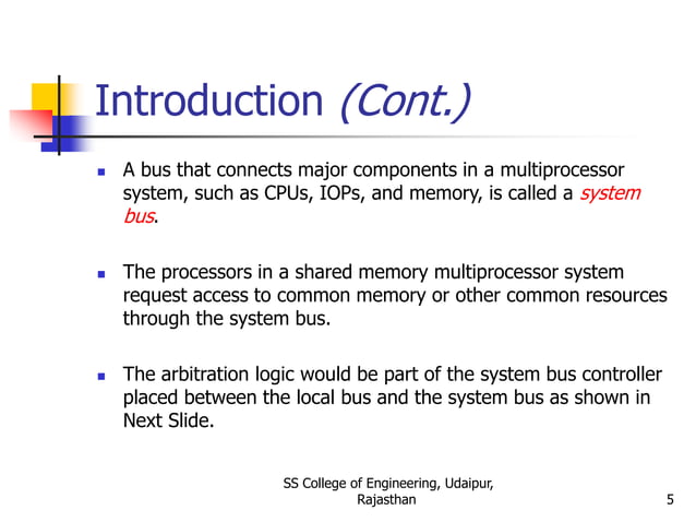 Unit 6 interprocessor arbitration | PPT | Operating Systems | Computer Software and Applications
