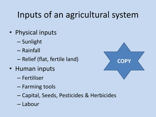 Sec 2 Unit 6 introducing agriculture | PPT