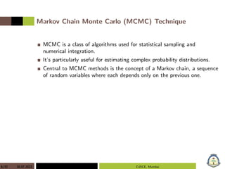 Gibbs sampling is a Markov Chain Monte Carlo (MCMC) | PDF
