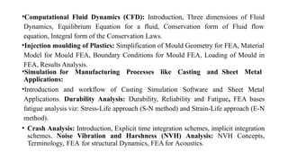 Applications of computer Aided Engineering | PPT