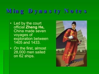 Unit 6 lesson 2 ming dynasty power point | PPT