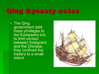 Unit 6 lesson 3 manchu dynasty power point | PPT