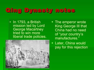 Unit 6 lesson 3 manchu dynasty power point | PPT