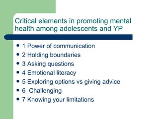 Unit 6 mental health | PPT