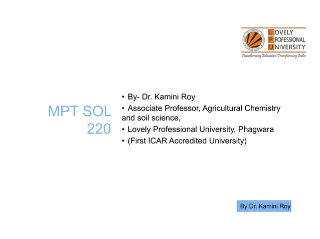 Unit 6 mpt sol220 april 16 | PPT