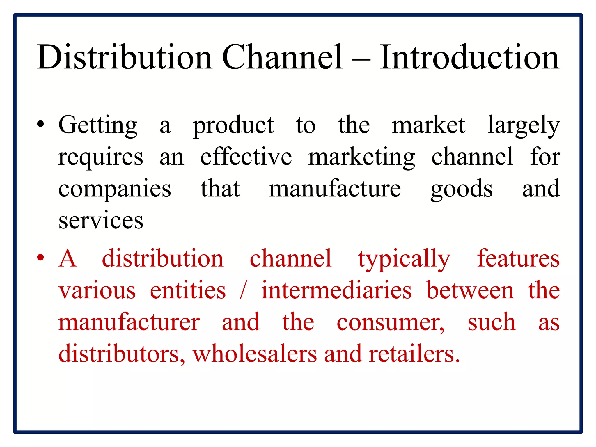 Unit 6 part_2_distribution_channel_management | PPTX