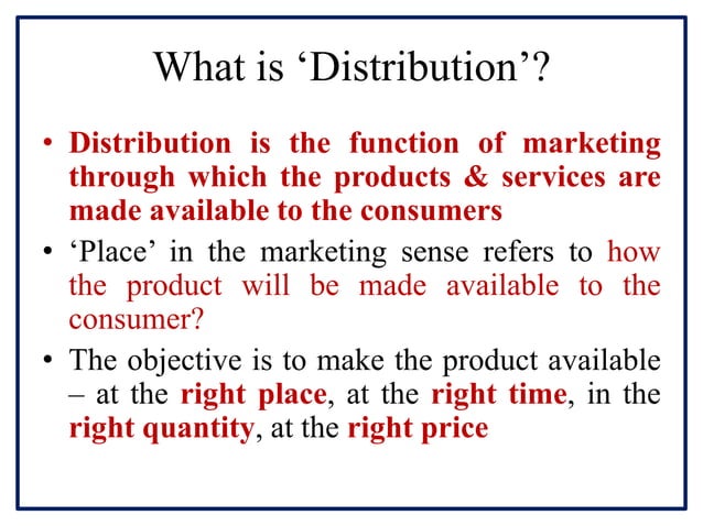 Unit 6 part_2_distribution_channel_management | PPT