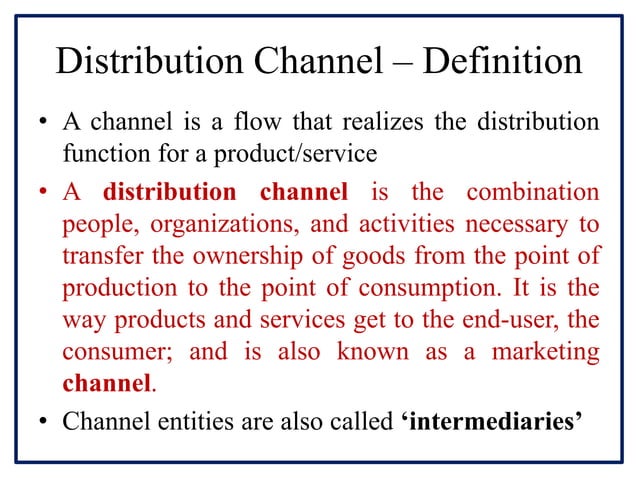Unit 6 part_2_distribution_channel_management | PPT