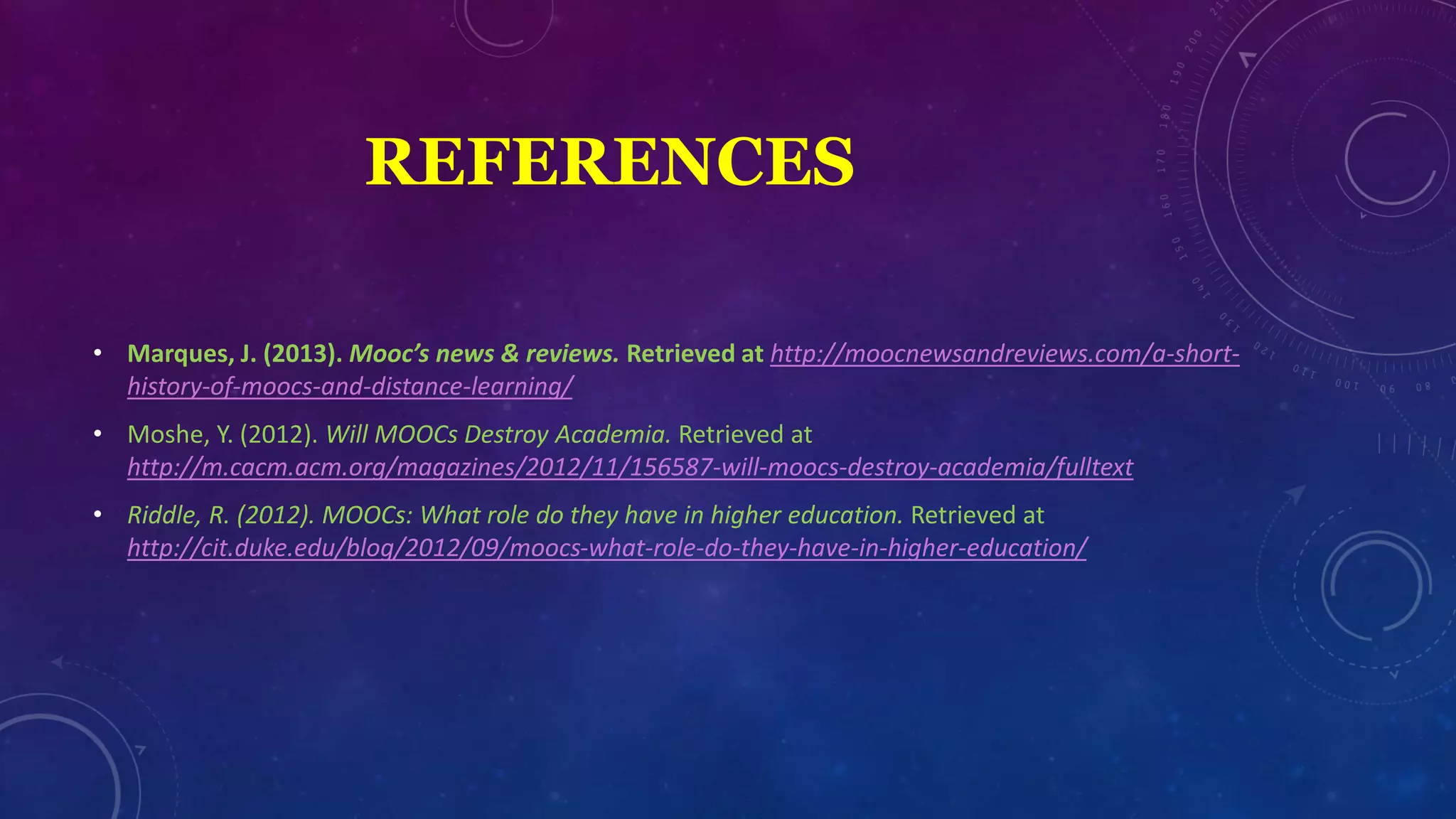 Mooc presentation | PPT