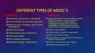 Mooc presentation | PPT