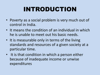 unit 6 SOCIOLOGY SOCIAL PROBLEMS- Poverty and Unemployment | PPTX