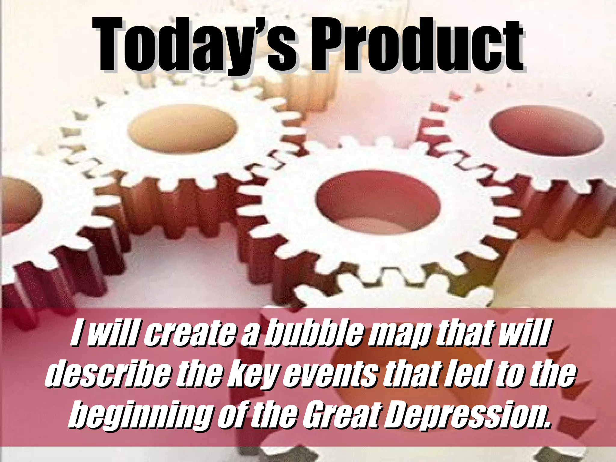 Unit 6 powerpoint #2 (the great depression causes of the great ...