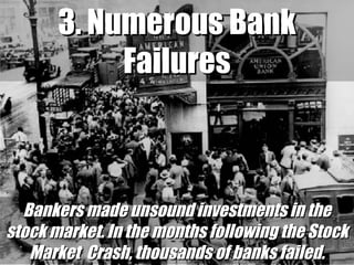 Unit 6 powerpoint #2 (the great depression causes of the great ...