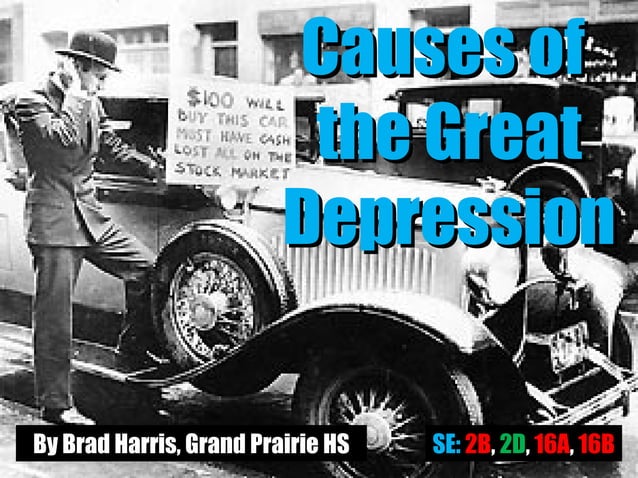 Unit 6 powerpoint #2 (the great depression causes of the great depression) | PPT