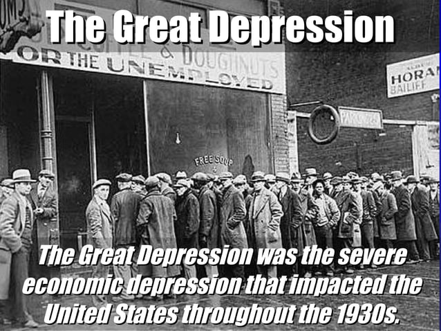 Unit 6 powerpoint #2 (the great depression causes of the great ...