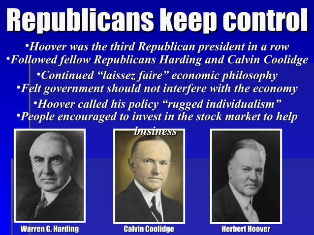 Unit 6 powerpoint (the great depression begins) | PPT