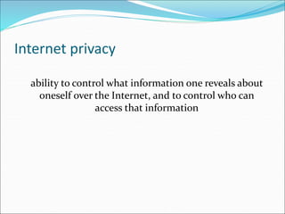 Unit 6 Privacy technological impacts.ppt