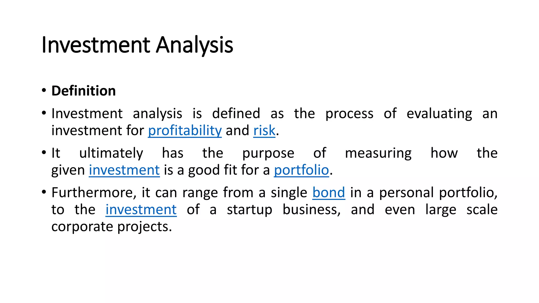 Unit 6 Project Financial Analysis Methods.pptx | Stocks and Bonds ...