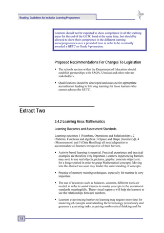 Ace Maths Unit Six: Teaching All Children Mathematics. Reading 1 ...