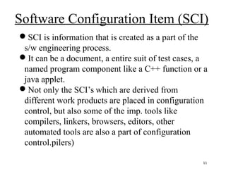 Unit 6 Software Configuration Management | PDF