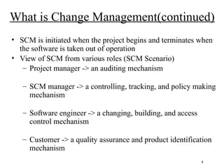 Unit 6 Software Configuration Management | PDF
