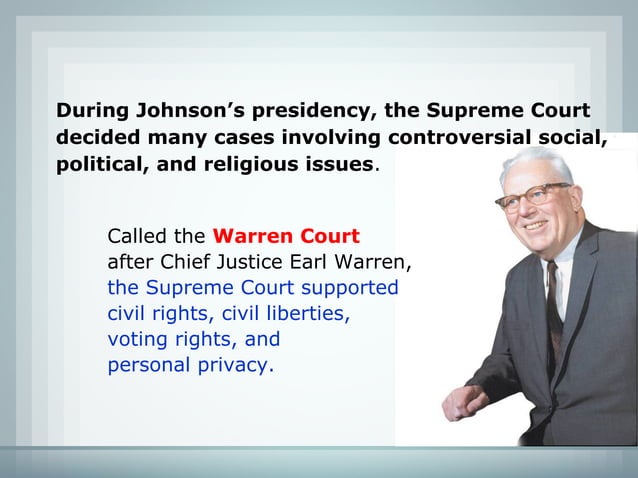 Unit 6 section 1 lesson 2 johnsons great society | PPT