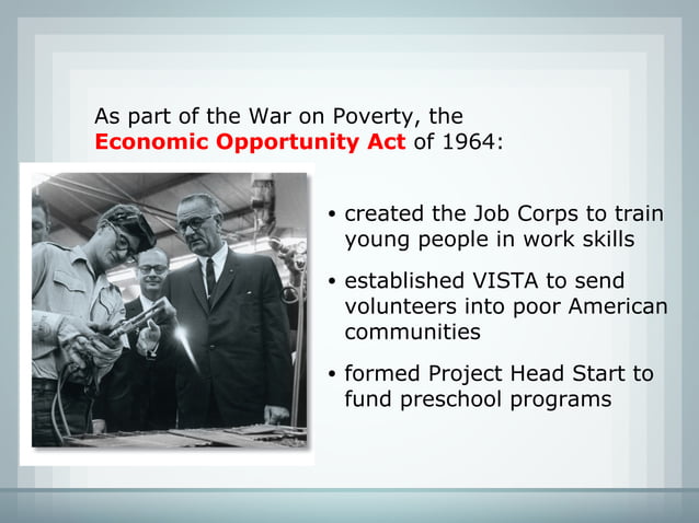 Unit 6 section 1 lesson 2 johnsons great society | PPT