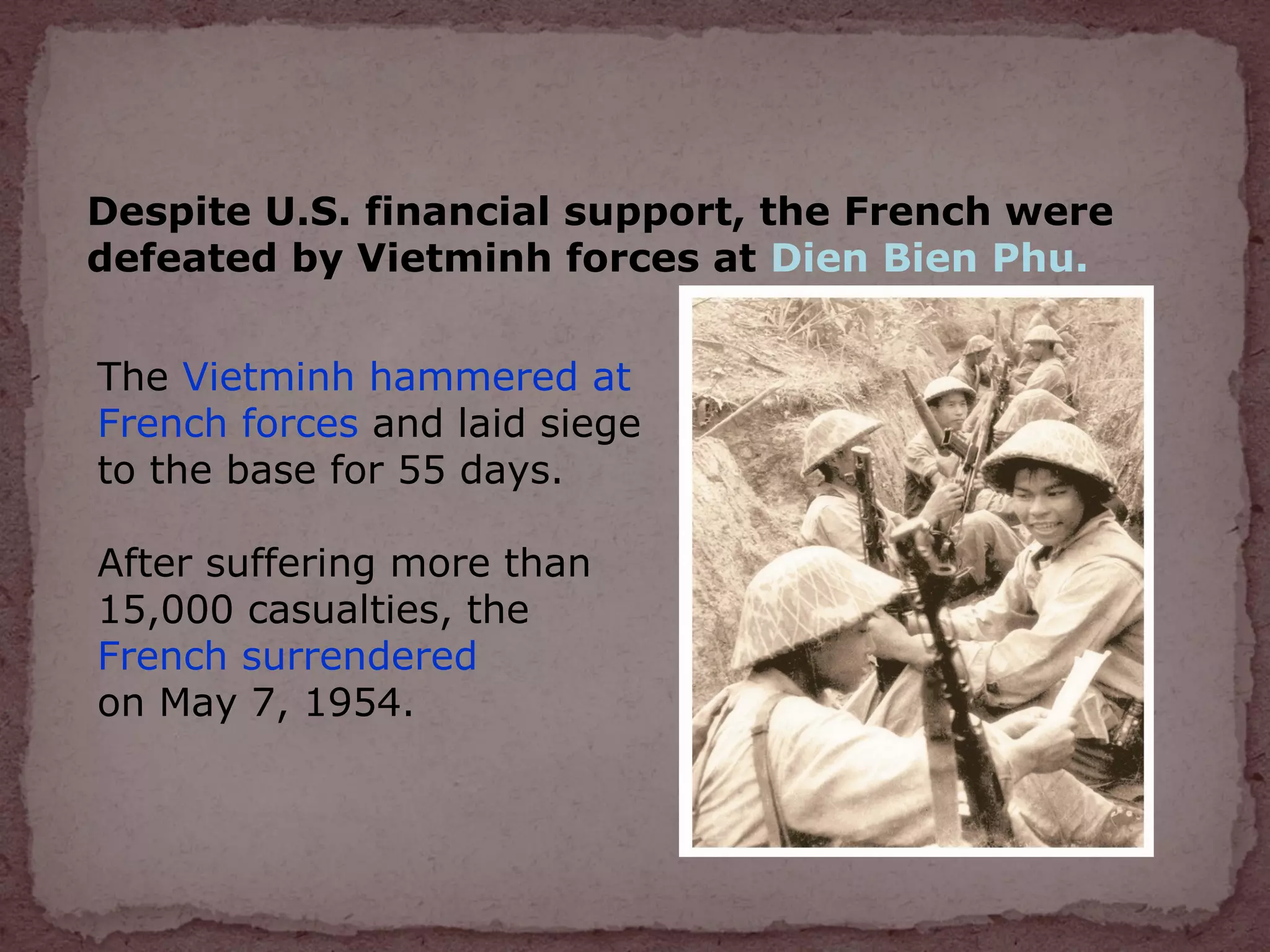 Unit 6 section 2 lesson 1 origins of the vietnam war | PPT