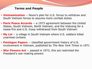 Unit 6 section 2 lesson 4 the wars end and impact-1 | PPT
