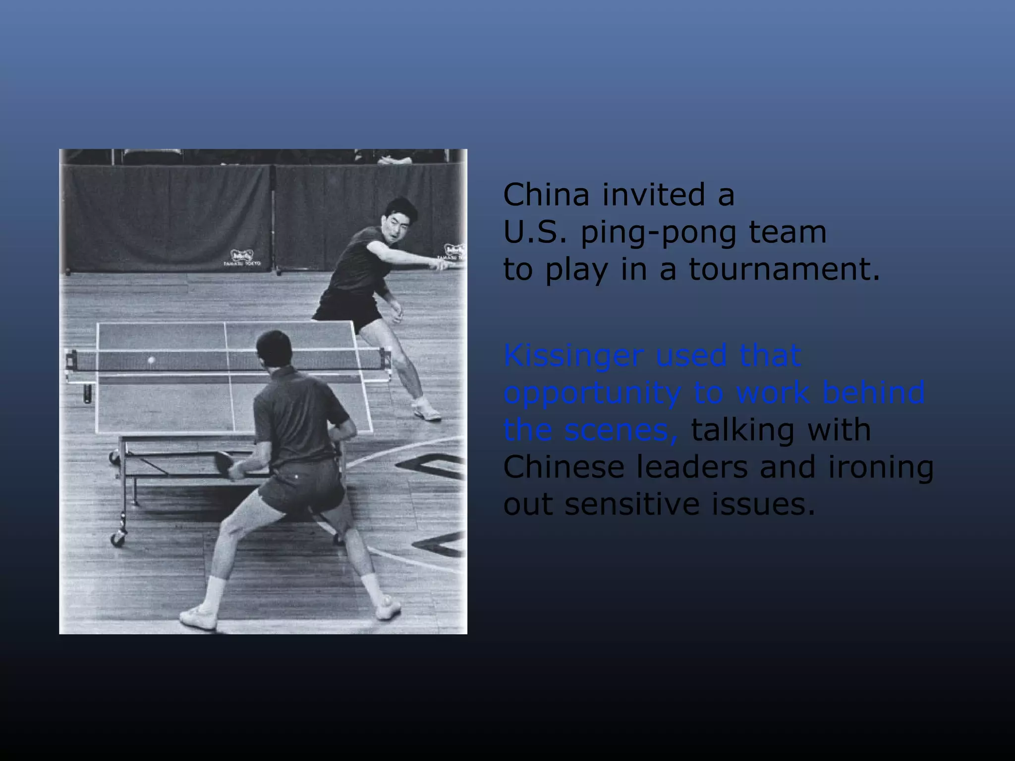 Unit 6 section 2 lesson 5 nixon and the cold war | PPT