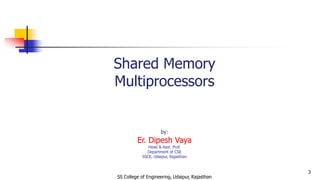 Unit 6 shared memory multiprocessors | PPTX