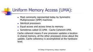 Unit 6 shared memory multiprocessors | PPTX