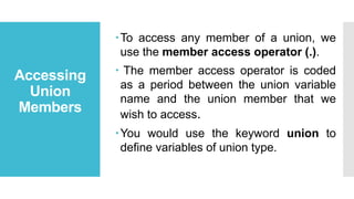 Unit_6StructureandUnionpptx__2023_01_04_16_48_56.pptx | Programming Languages | Computing