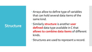 Unit_6StructureandUnionpptx__2023_01_04_16_48_56.pptx | Programming Languages | Computing
