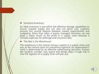 Unit 6 supplychainmanagement | PPTX
