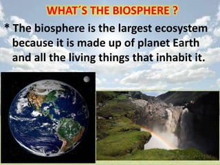 Unit 6 the biosphere | PPT