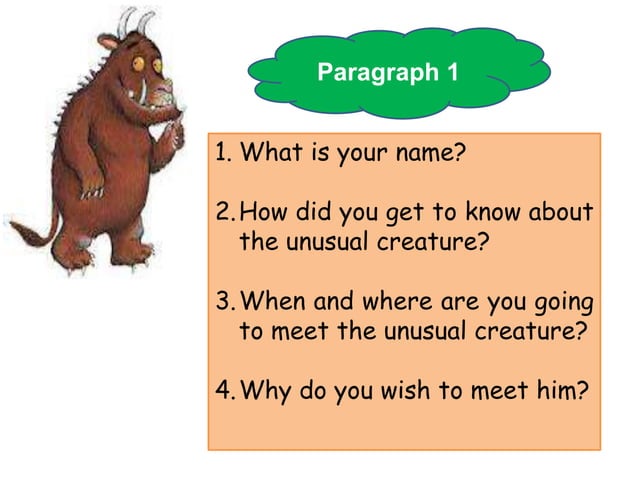 Unit 6 the_gruffalo_individual_writing | PPT