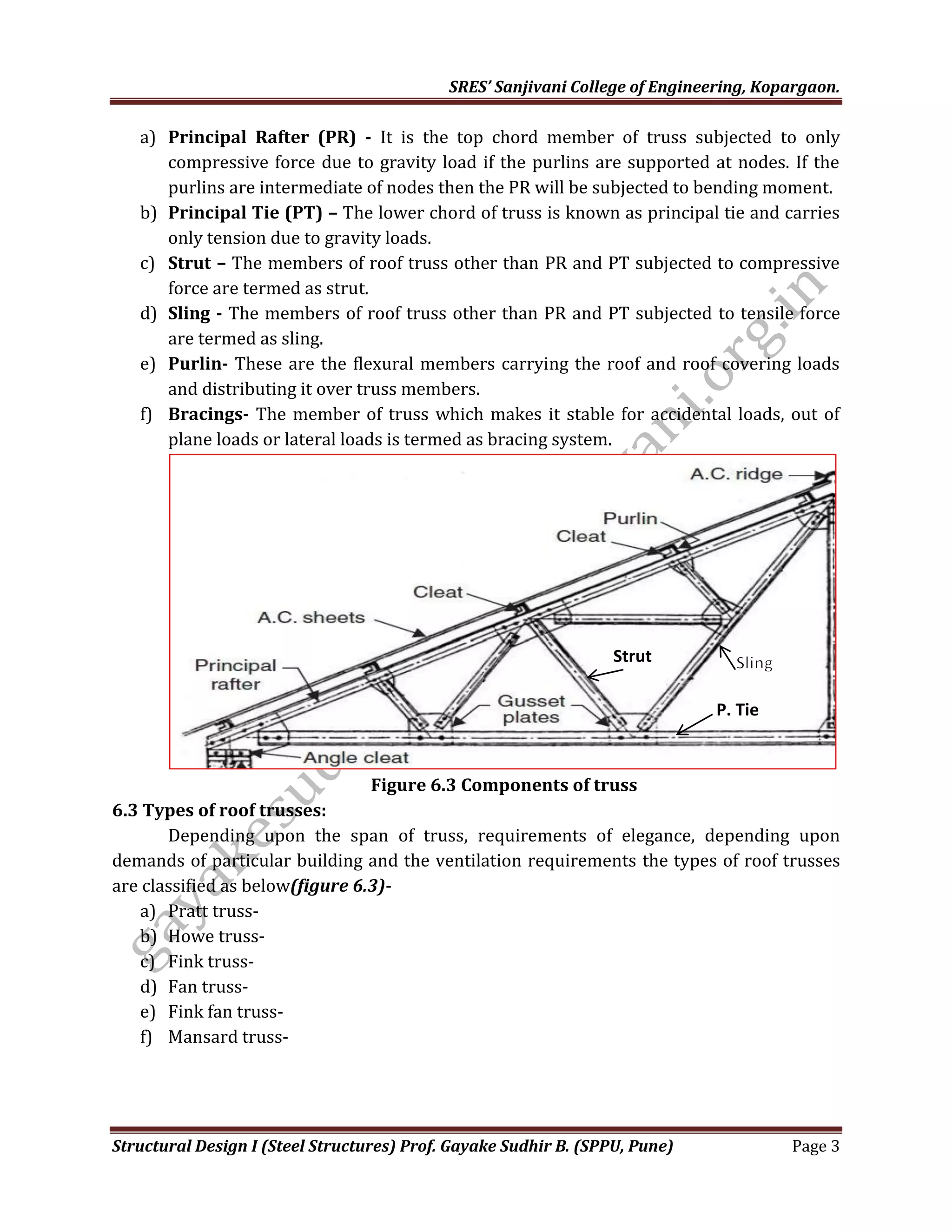 Design of industrial roof truss | PDF