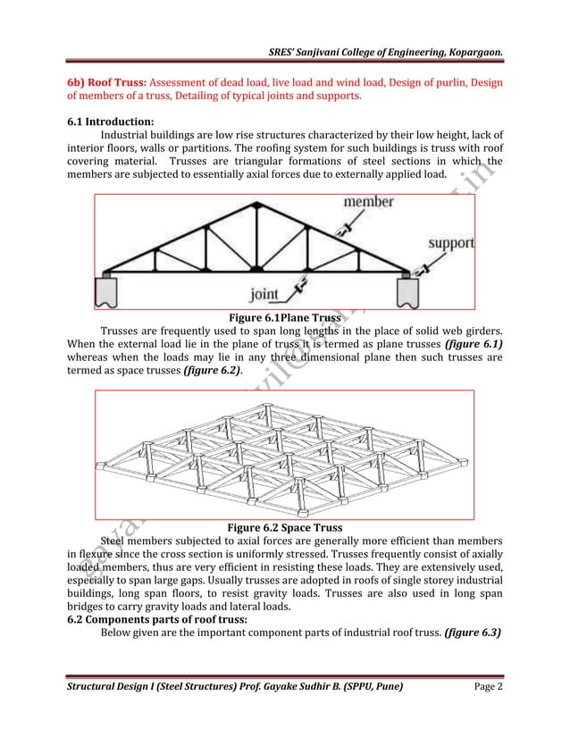 Design of industrial roof truss | PDF | Civil Engineering Industry ...