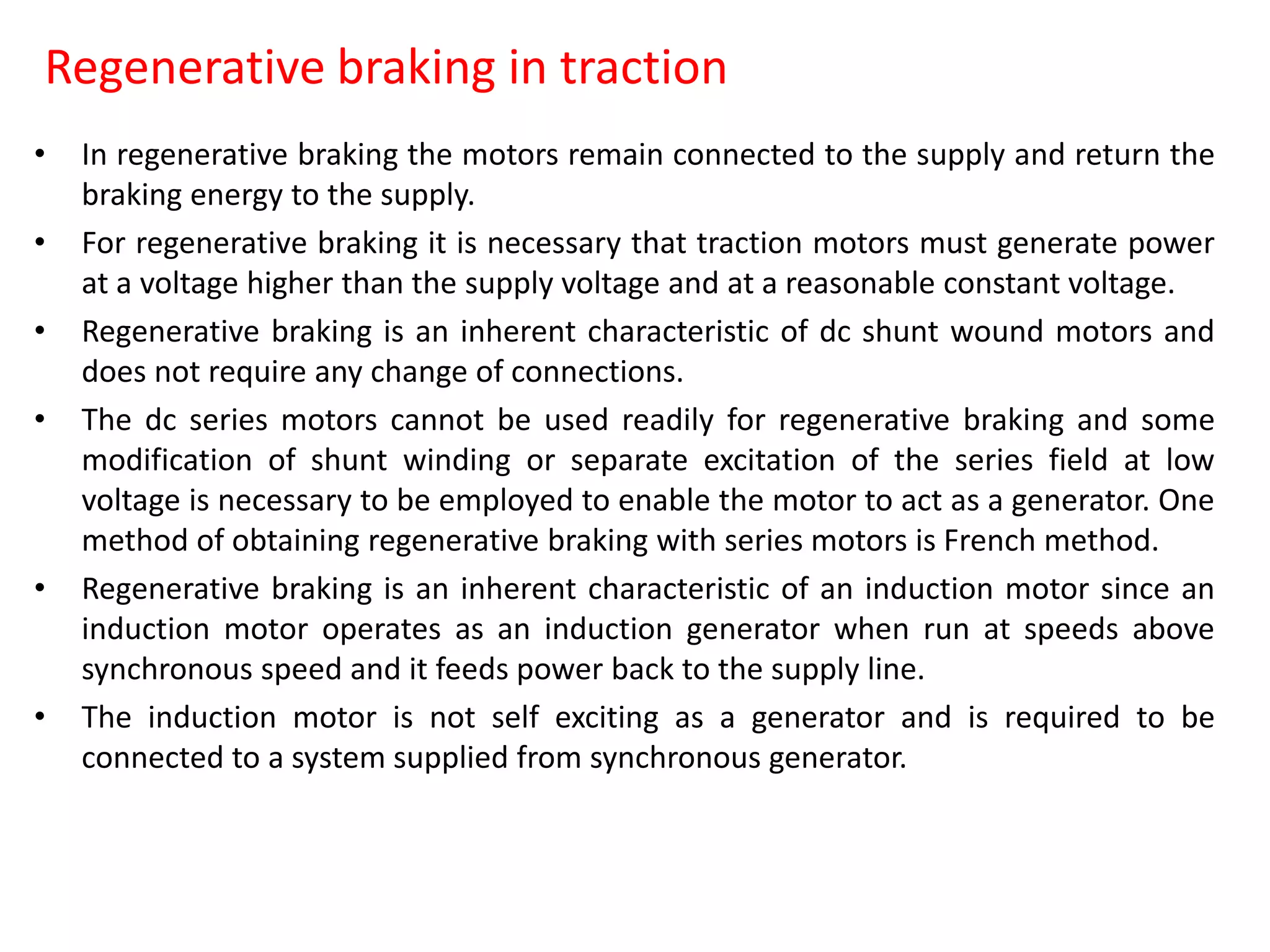 Traction Motors and Control | PPTX