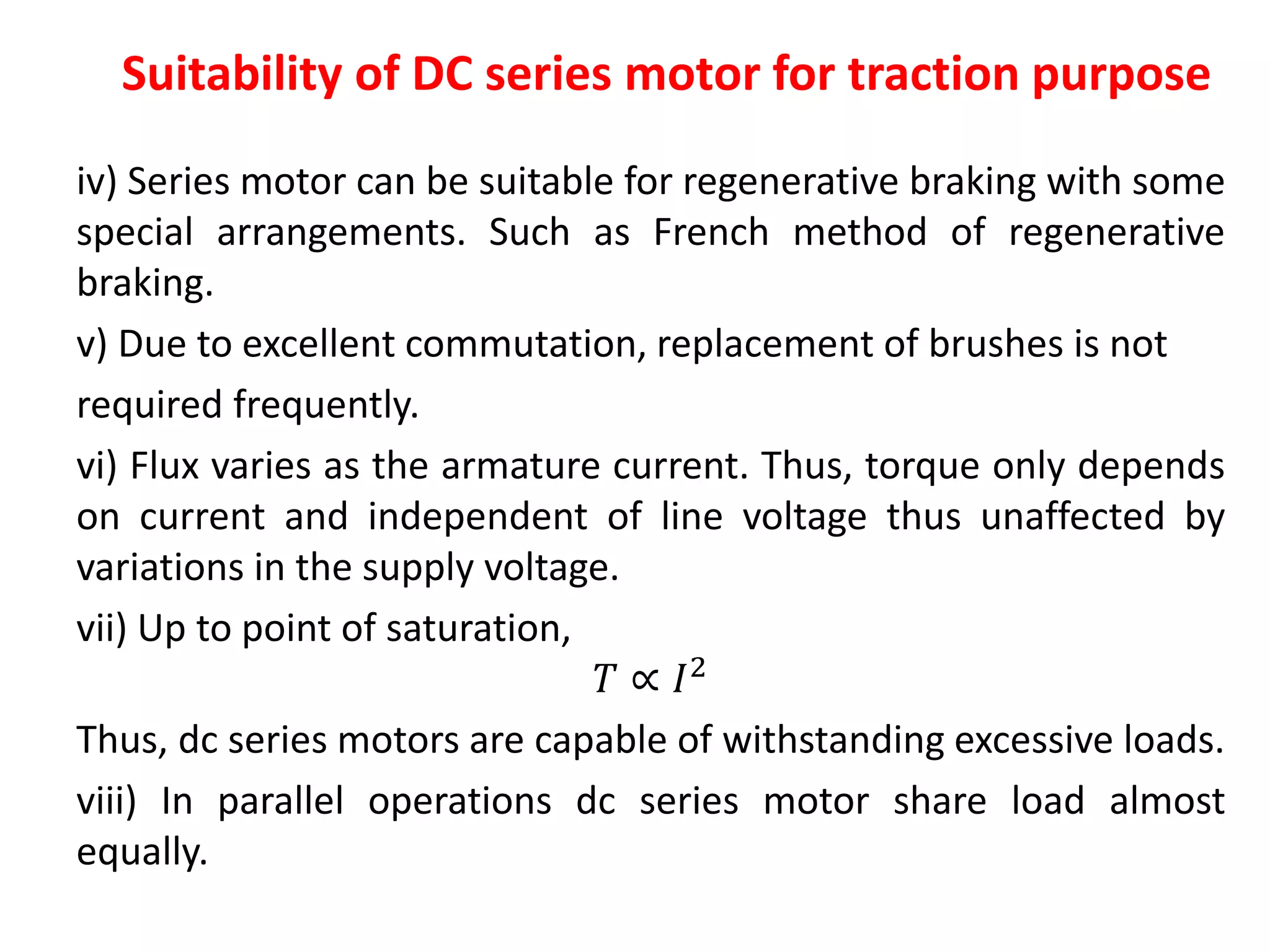 Traction Motors and Control | PPTX