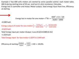 Traction Motors and Control | PPTX