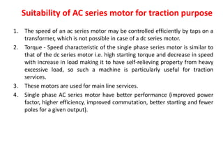 Traction Motors and Control | PPTX