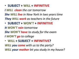 Unit 6 will and conditional | PPTX