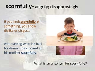 Unit6wk2 part2 vocabulary introduction cricketin timessquare | PPT