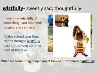 Unit6wk2 part2 vocabulary introduction cricketin timessquare | PPT